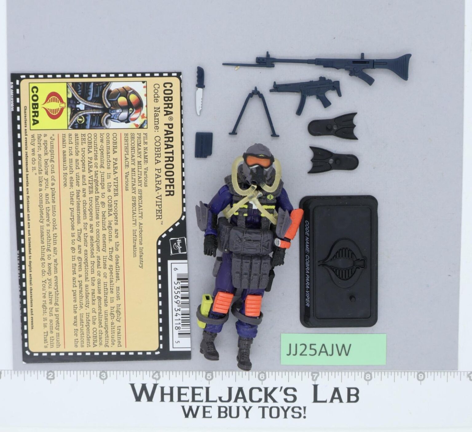 Cobra Para-Viper 100% Complete GI Joe 25th Anniversary 2008 Hasbro ...
