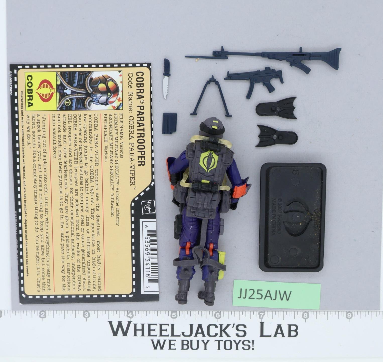 Cobra Para-Viper 100% Complete GI Joe 25th Anniversary 2008 Hasbro ...