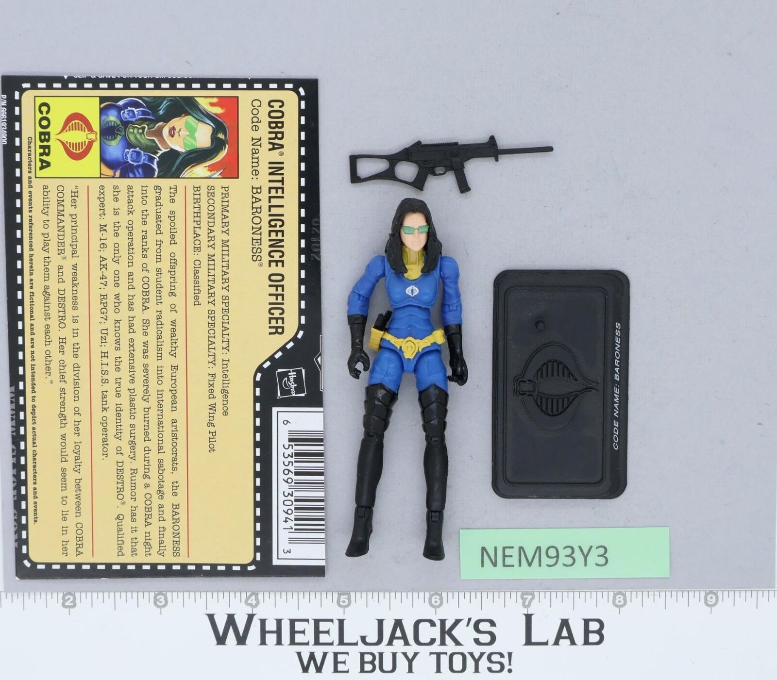 Baroness V10 100% Complete 25th Anniversary G.I. Joe 2008 Hasbro Action ...