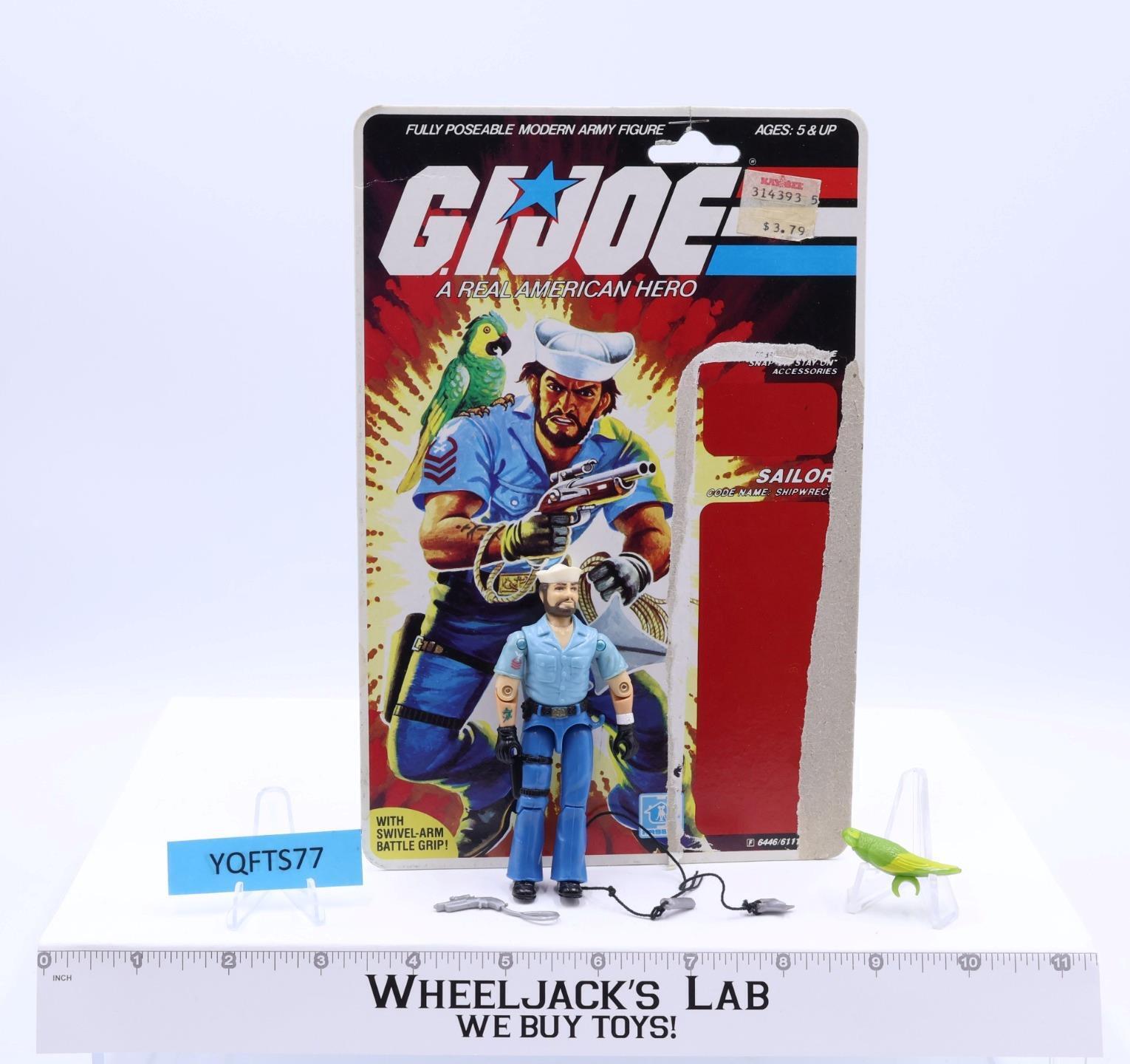 Shipwreck V1 100% Complete W/Cardback G.I. Joe 1985 Hasbro Vintage ...