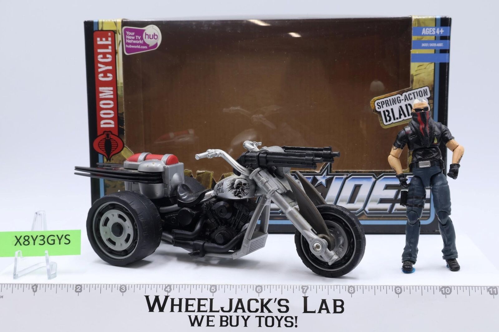 Doom Cycle W/ Storm Rider 100% Complete GI Joe 2010 Action Figure ...