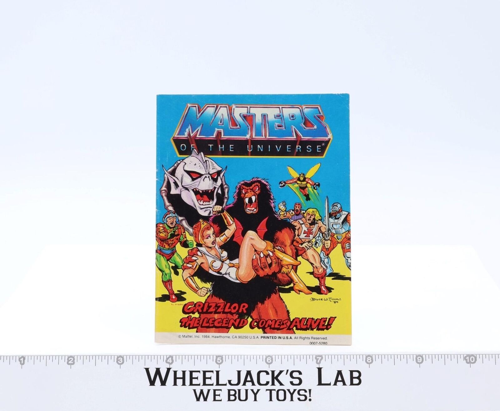 Grizzlor The Legend Comes Alive! Mini Comic Book MOTU Masters of the ...