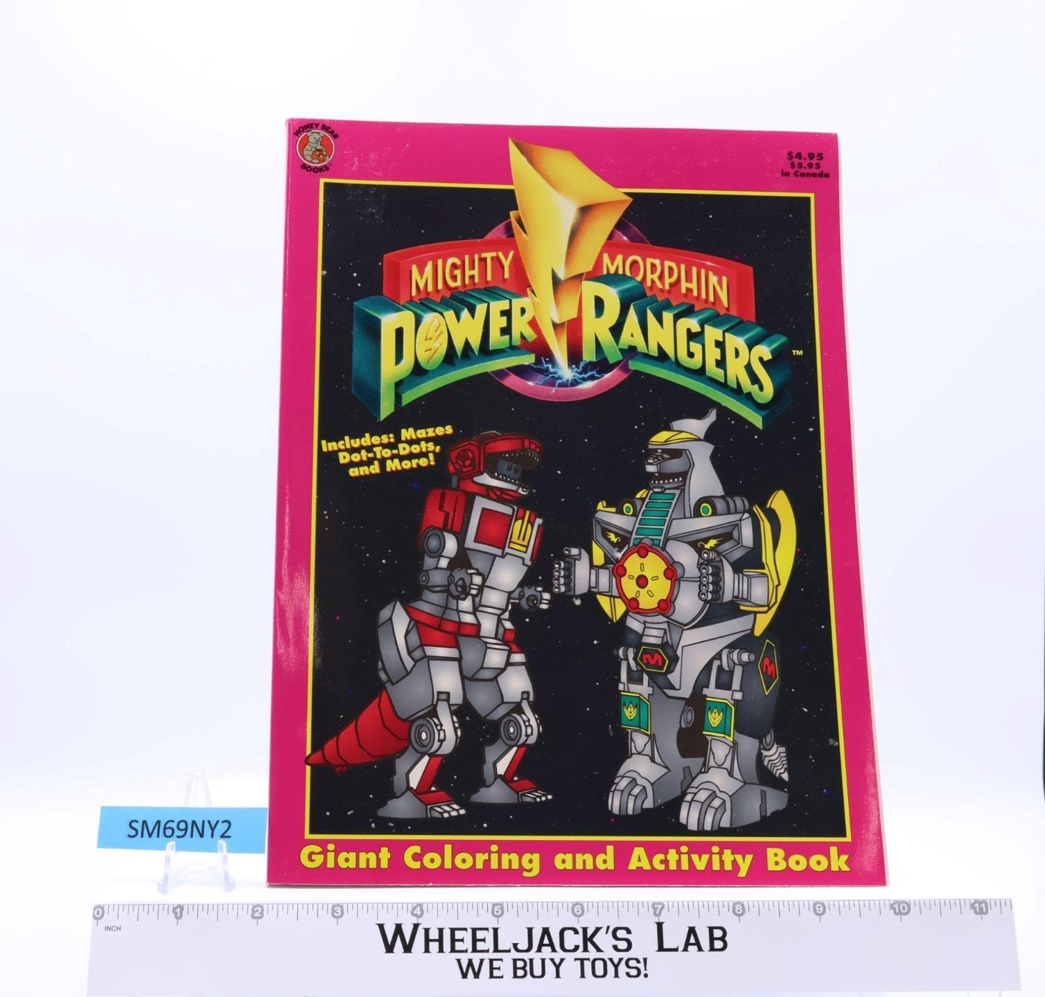 Giant Coloring and Activity Books Power Rangers Honey Bear Books ...