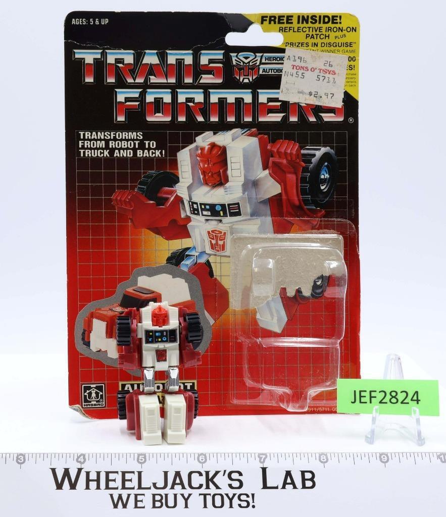 Swerve 100% Complete W/CARDBACK & BUBBLE NEAR MINT 1985 G1 Transformers ...