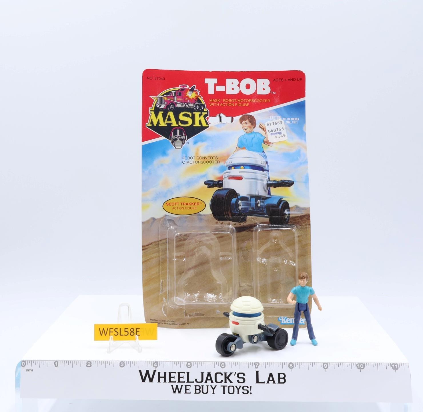 T-Bob W/Scott Trakker 100% Complete W/Cardback & Bubble MASK M.A.S.K ...