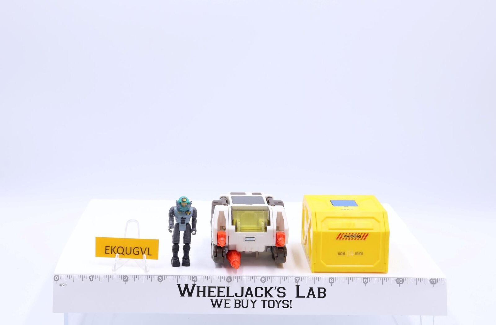 Battlecrane W/ Bob Anders Complete Starcom 1986 Coleco Action Figure ...