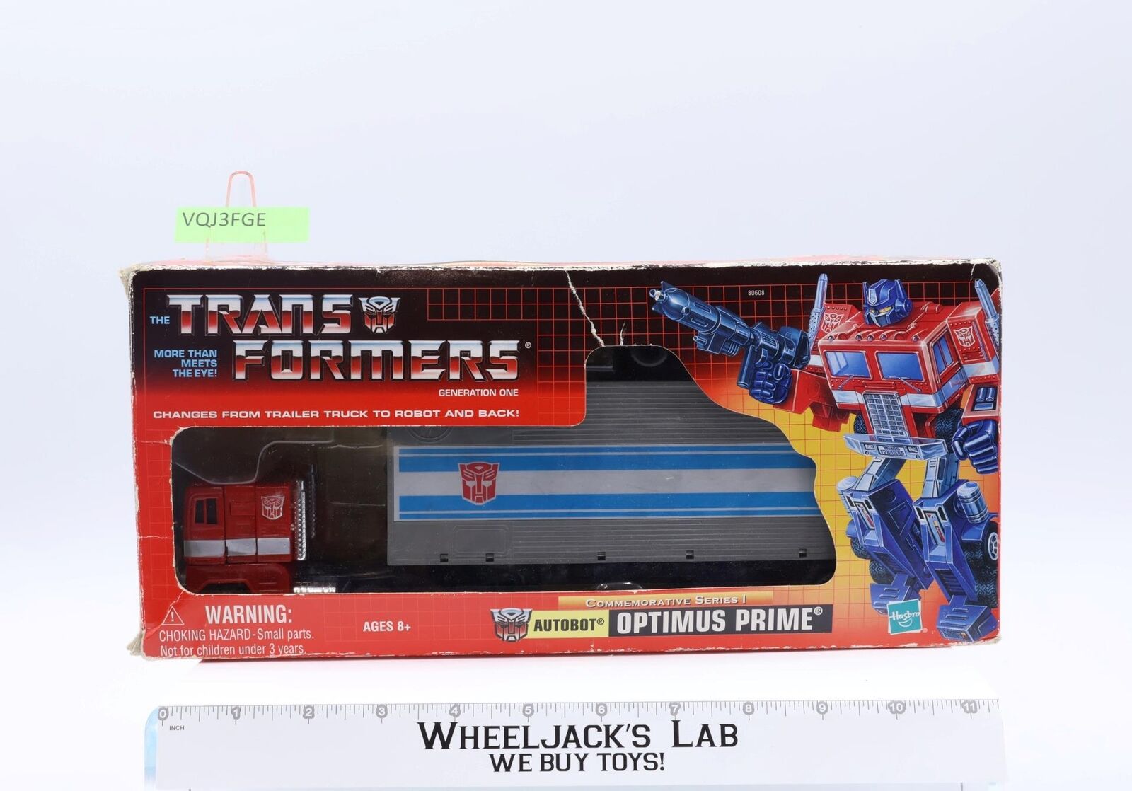 Optimus Prime 100% Complete Transformers Commemorative Series 2002 ...