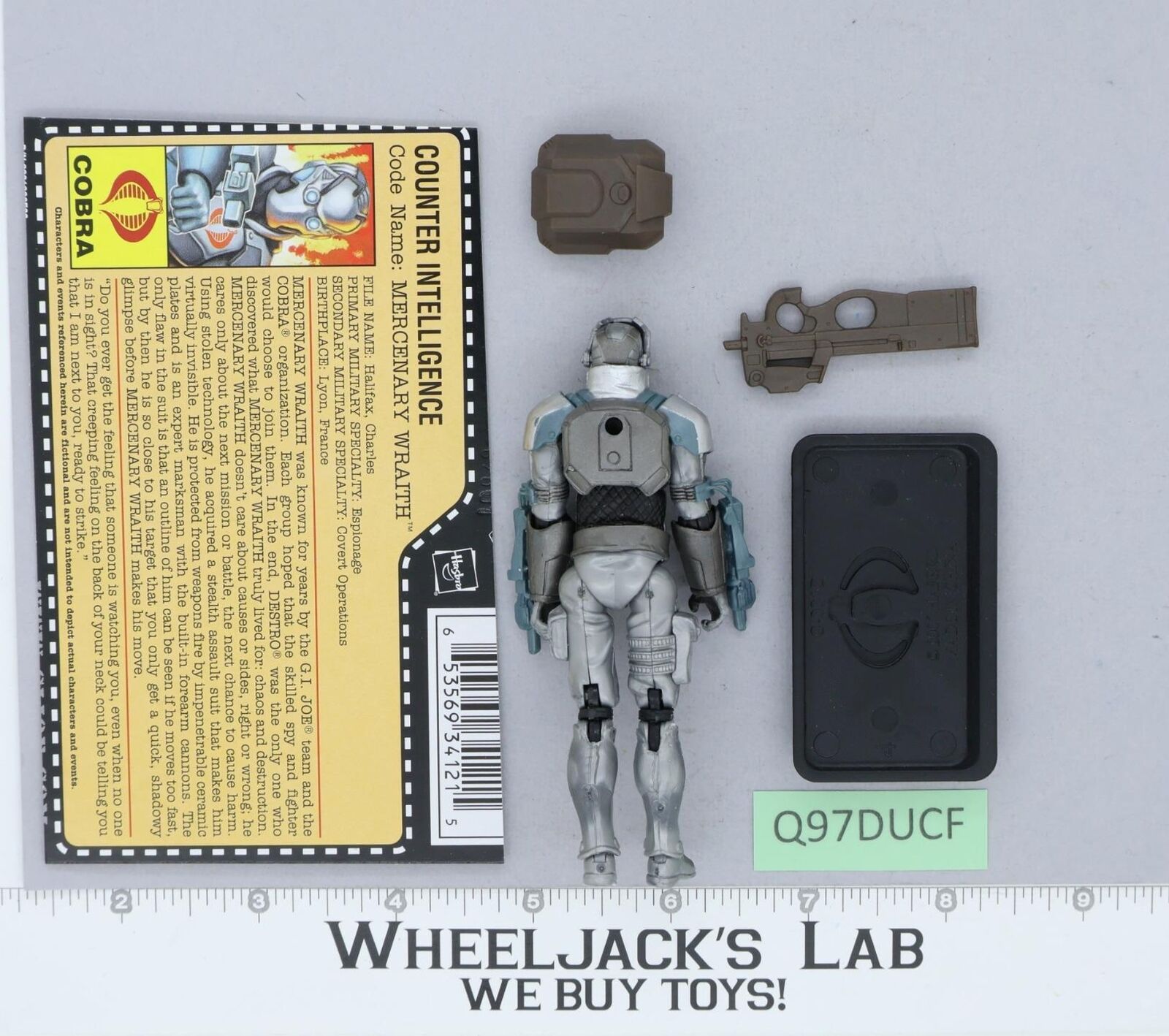 Mercenary Wraith v1A 100% Complete GI Joe 25th Anniversary 2008 Hasbro ...