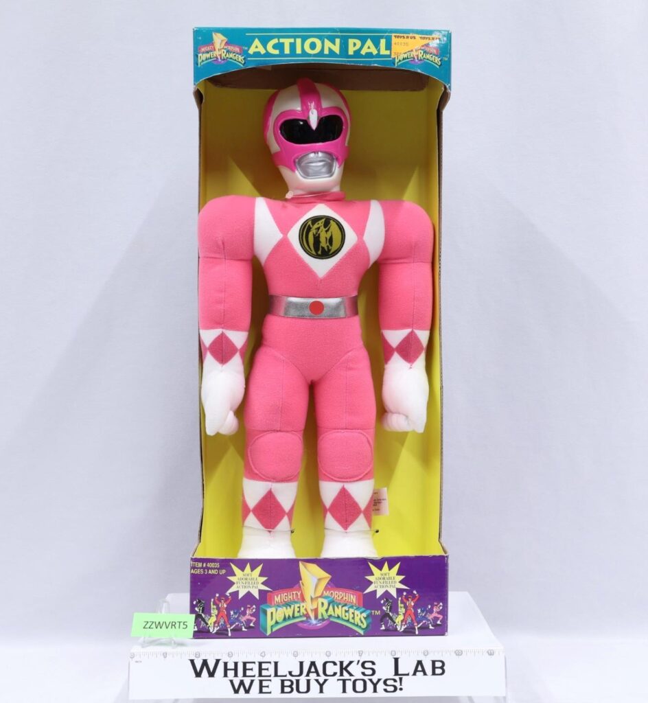 Pink Mighty Morphin Power Ranger Plush Doll 18" Saban Toys 1993 Figure ...
