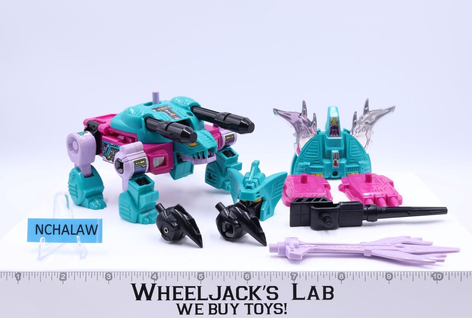 Snaptrap Piranacon Complete Vintage 1988 G1 Transformers Hasbro Action ...