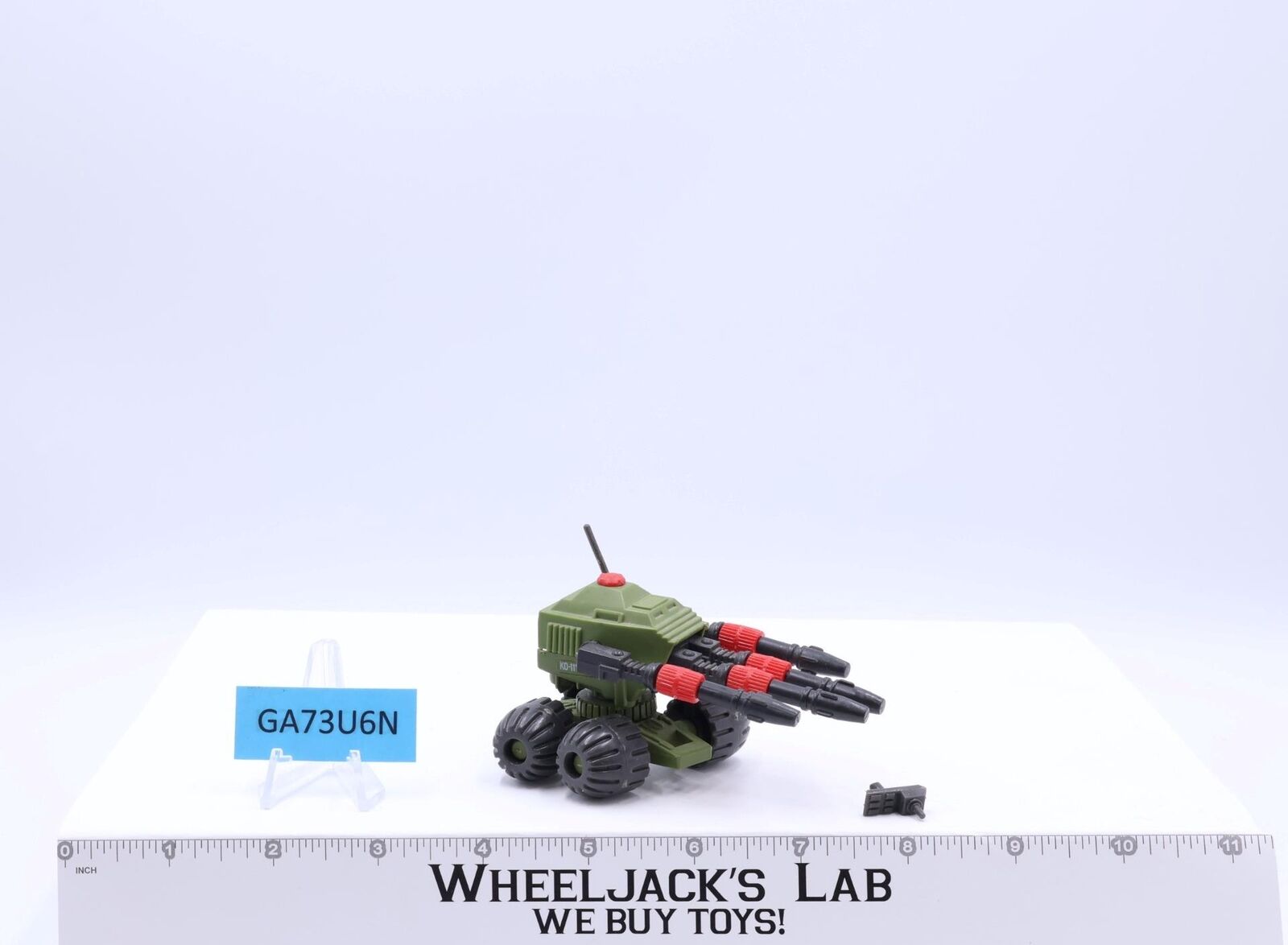 Machine Gun Pac/Rat 100% Complete G.I. Joe 1983 Hasbro Action Figure ...