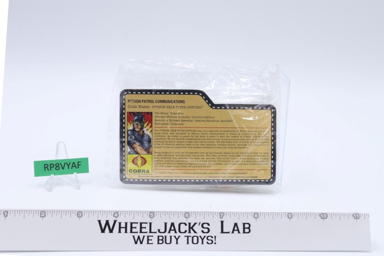 Python Tele-Viper Officer GI Joe Convention 2011 Hasbro Action Figure ...