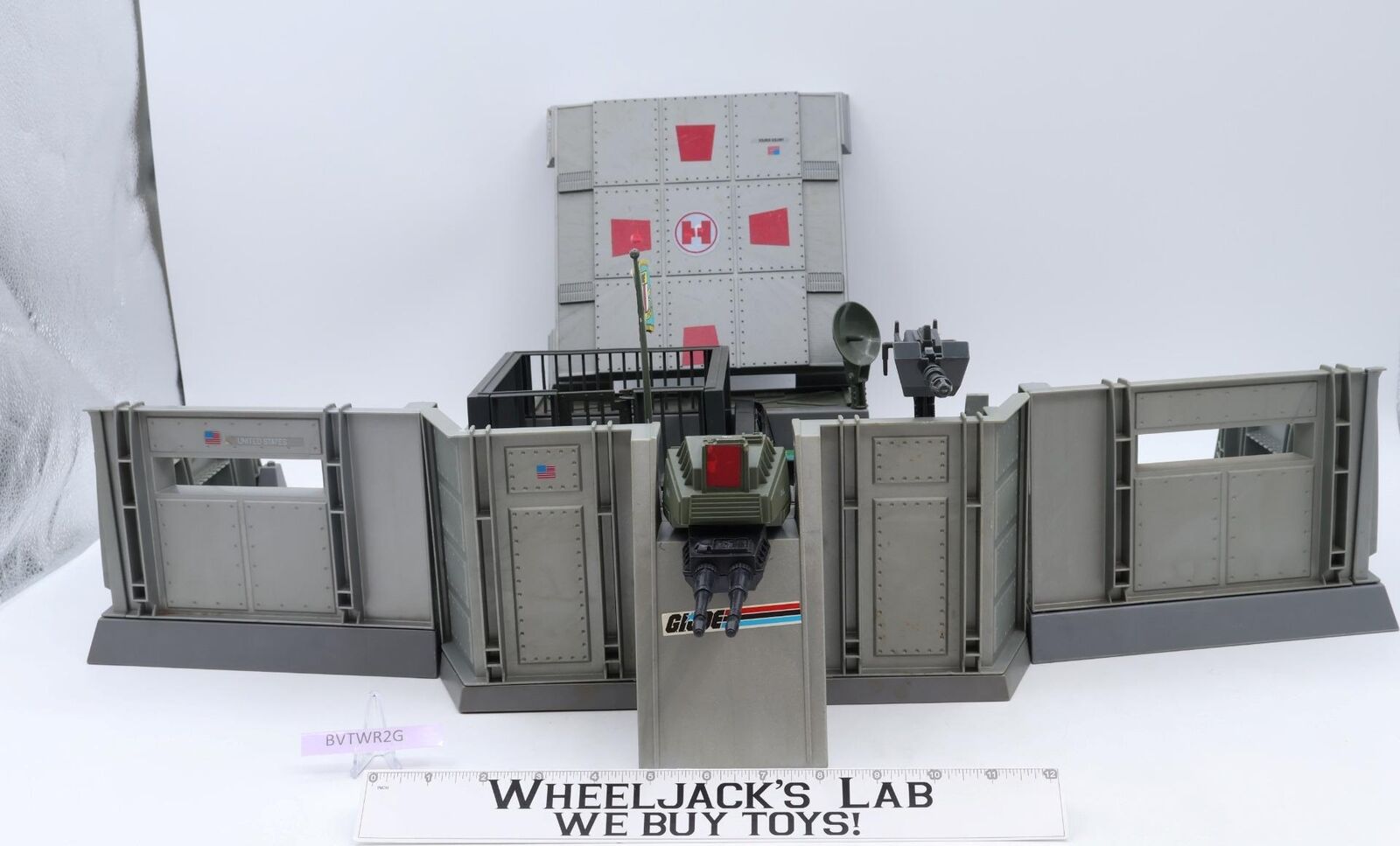 Headquarters Command Center G.I. Joe 1983 Hasbro Vintage Action Figure Playset - Wheeljack's Lab