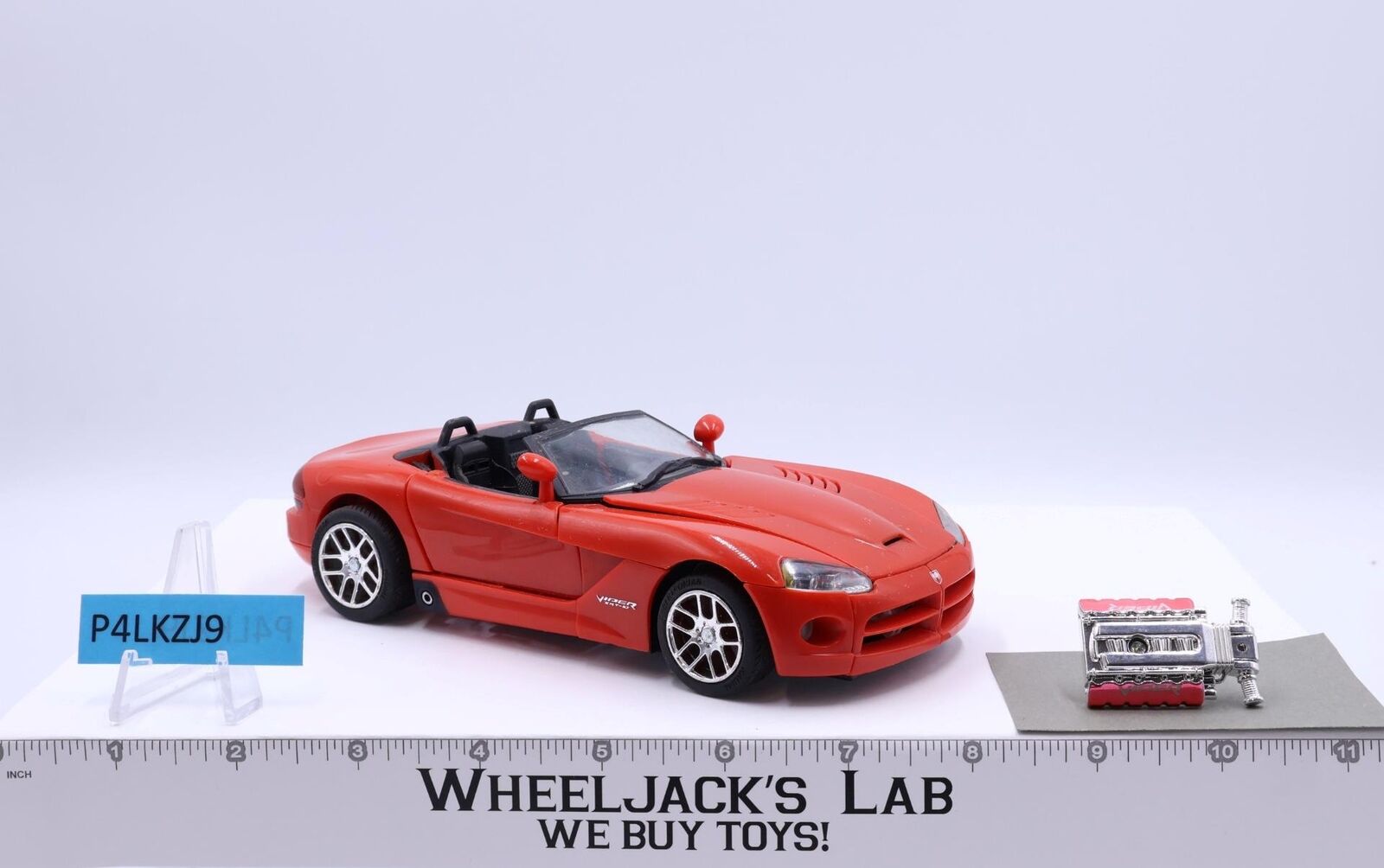 Sideswipe Dodge Viper Alternators 100% Complete 2003 Hasbro ...