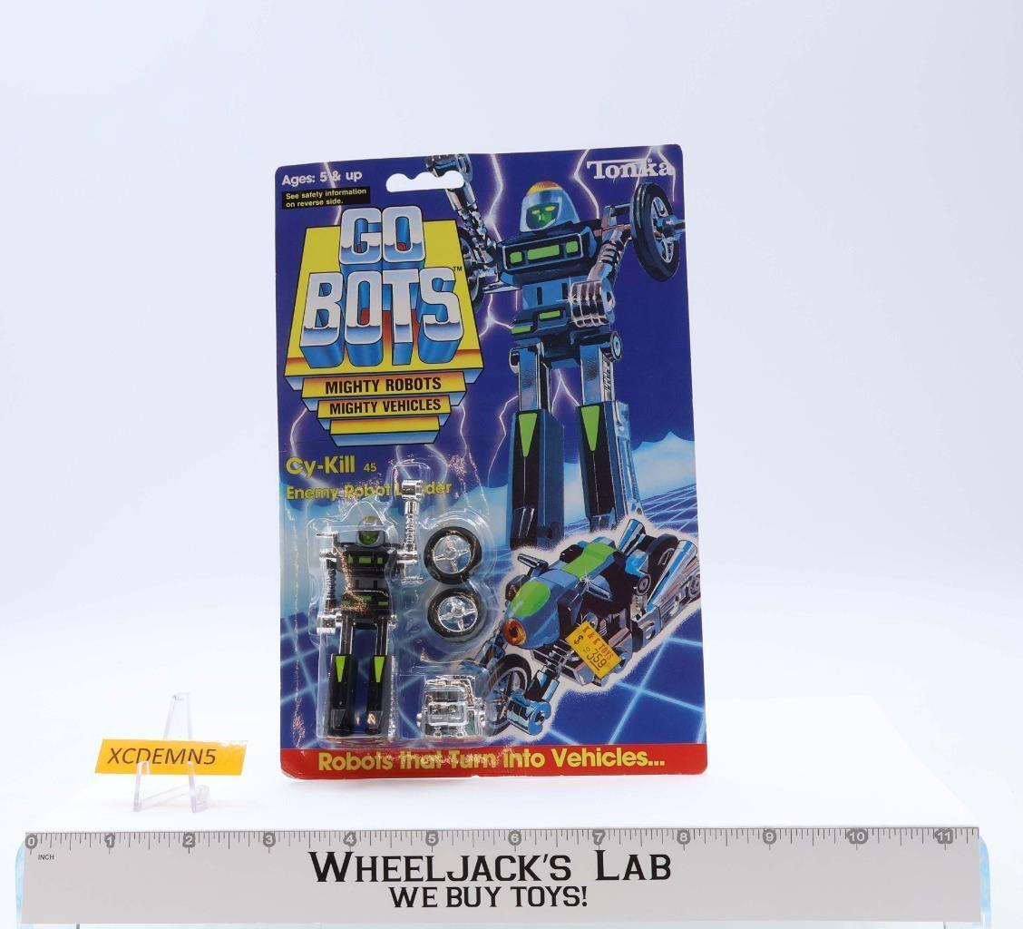 Cy-Kill Enemy Robot Leader Car Gobots 1985 Tonka Action Figure NEW MOSC ...