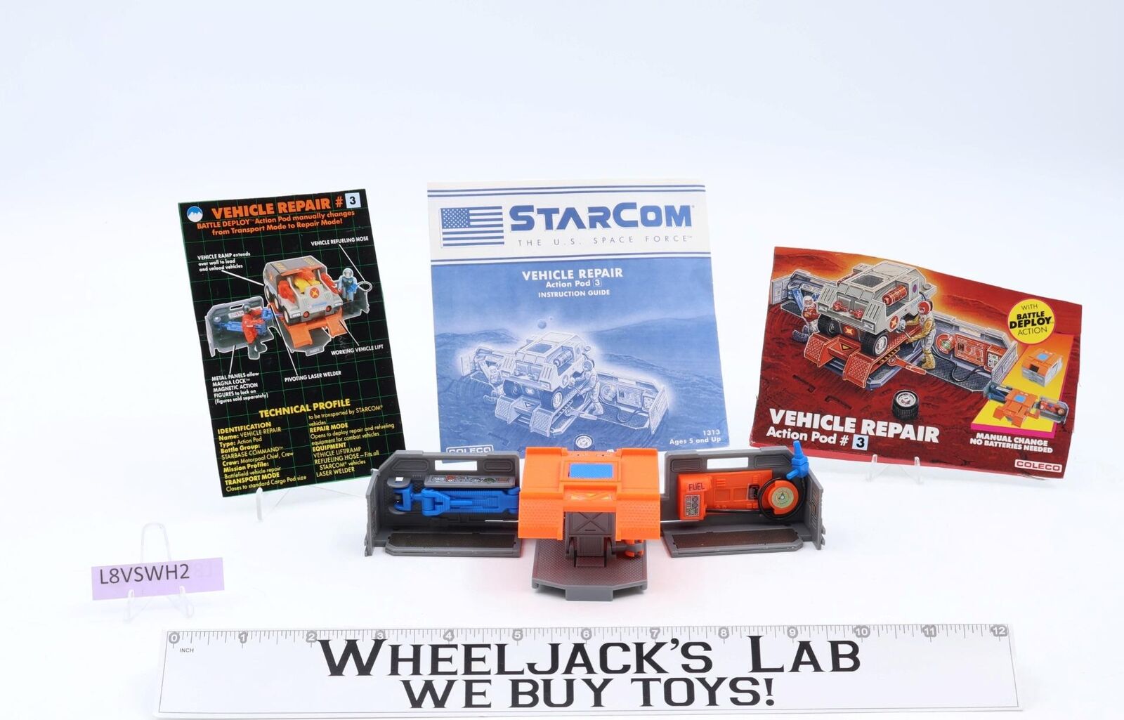 Vehicle Repair Action Pod 100% Complete Starcom 1987 Coleco Vintage ...