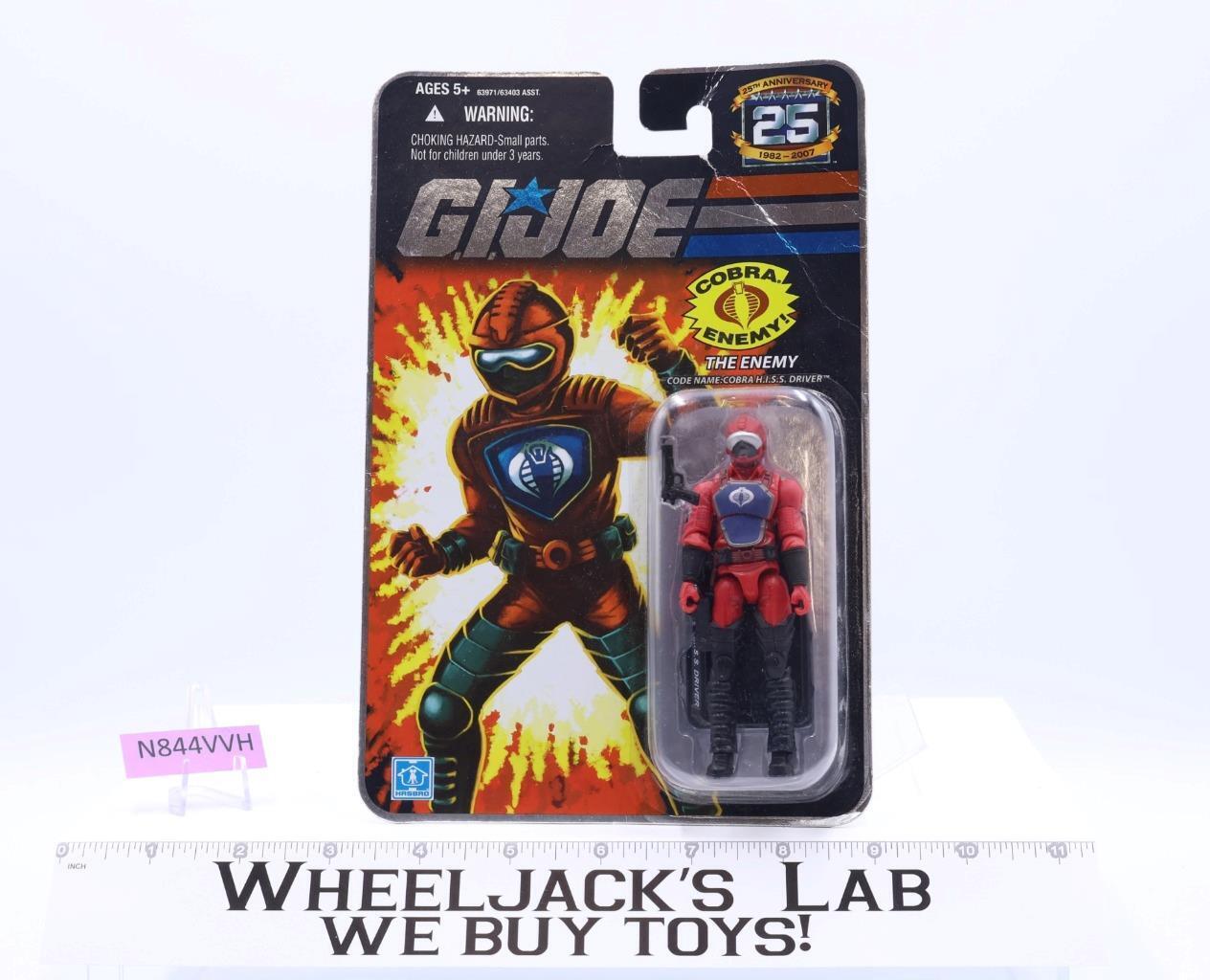 Cobra HISS Driver 2007 G.I.Joe 25th Anniversary Sealed MOSC NEW Hasbro ...
