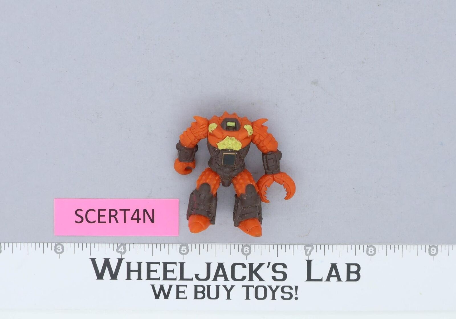 #28 Crusty Crab Battle Beasts Hasbro Takara 1987 Vintage Action Figure ...