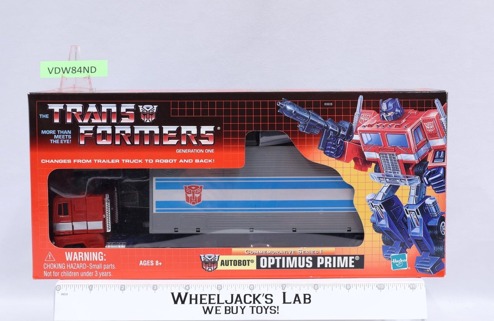 Optimus Prime 100% Complete Transformers Commemorative Series 2002 ...