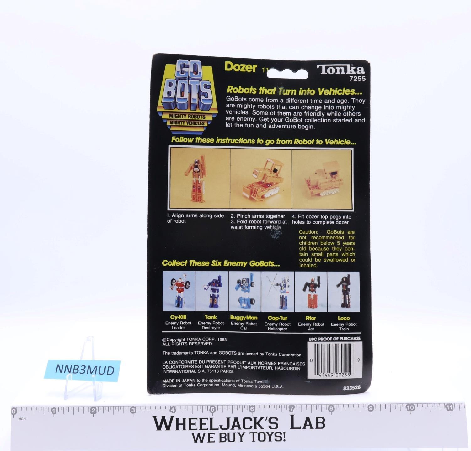 Dozer Robot Bulldozer Mighty Robots 1983 Tonka Gobots Vintage Figure ...