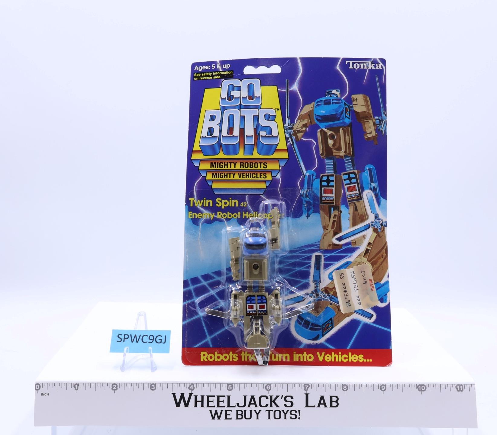 Twin Spin 42 Mighty Robots 1984 Tonka Gobots Vintage Figure NEW MOSC ...
