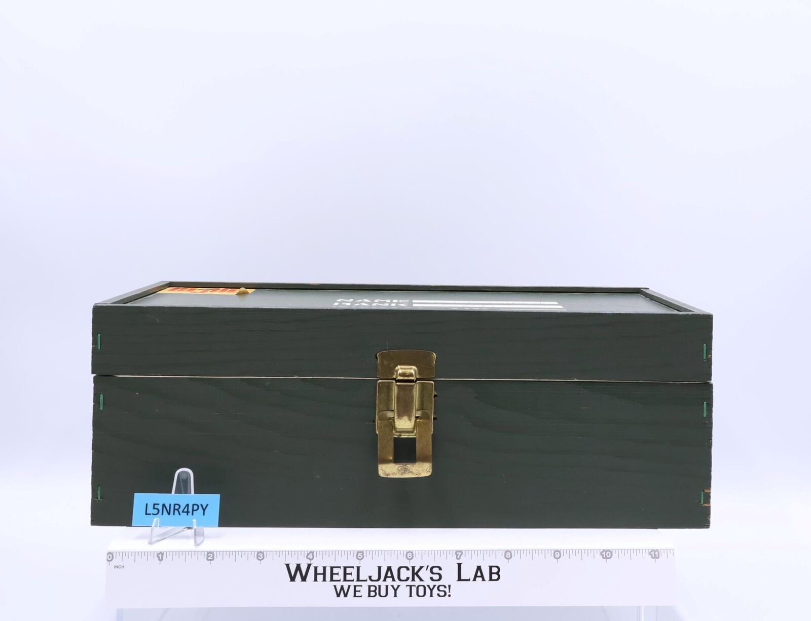 Wooden Footlocker Foot Locker W/Gear Tray 1964 GI Joe ARAH Hasbro ...