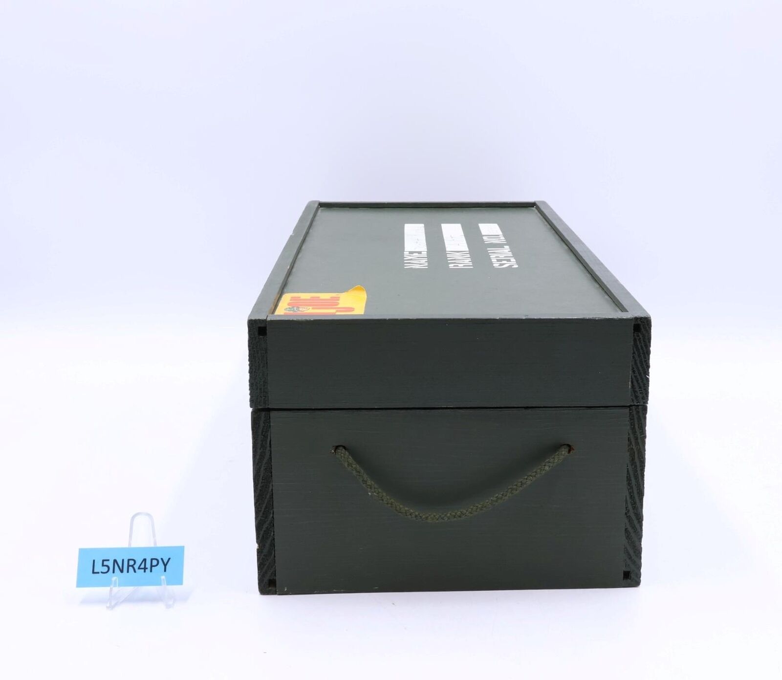 Wooden Footlocker Foot Locker W/Gear Tray 1964 GI Joe ARAH Hasbro ...