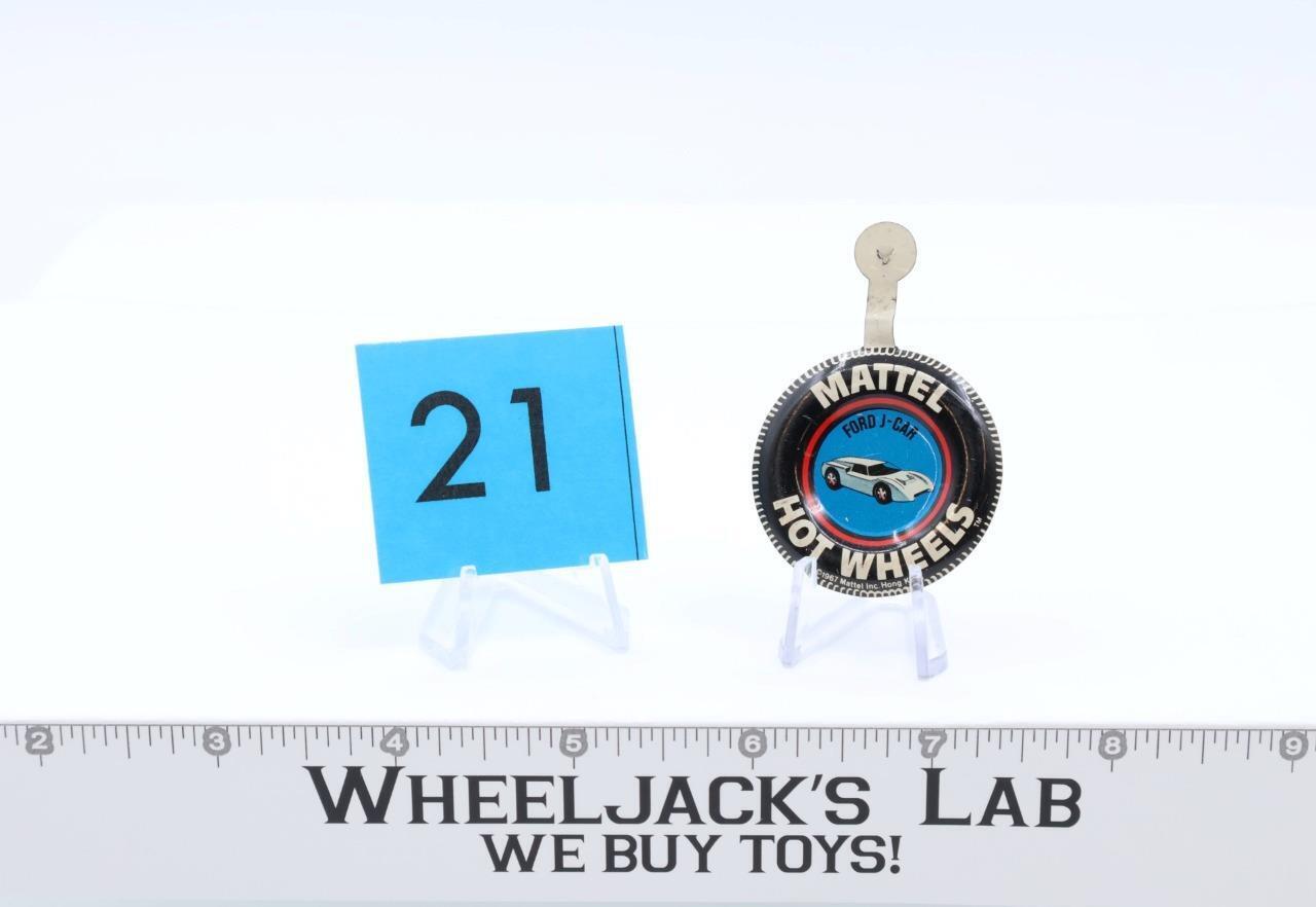 Ford J-Car BUTTON W/TAB 1967 Hot Wheels Mattel Vintage Redline ...