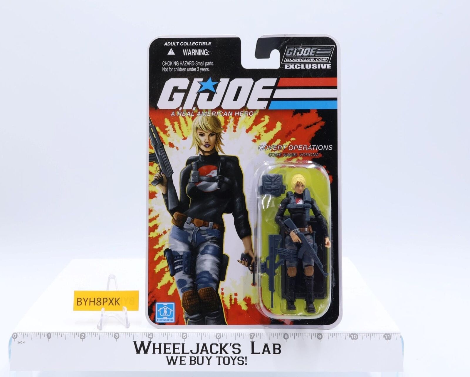 Vorona GI Joe Collector's Club Exclusive 2017 Hasbro Figure NEW MOSC ...