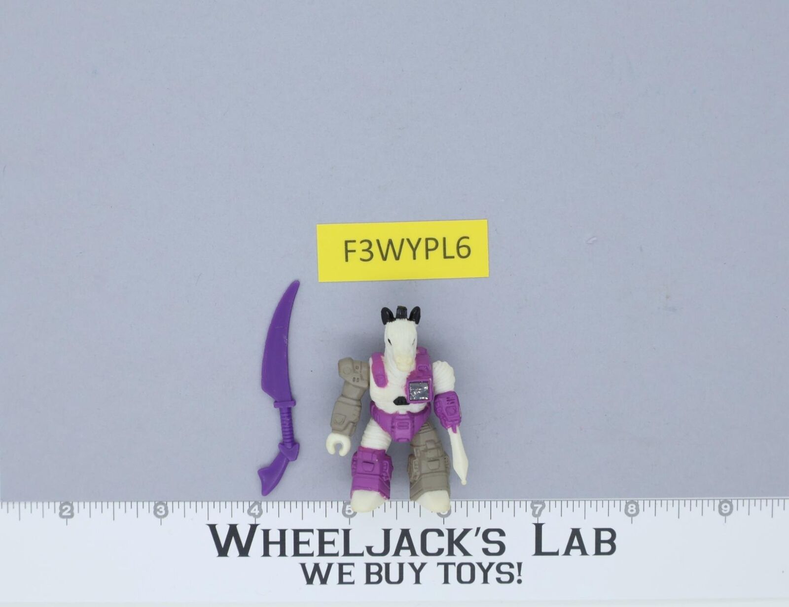 #69 Zealot Zebra Battle Beasts 100% Complete Hasbro 1987 Vintage Action ...