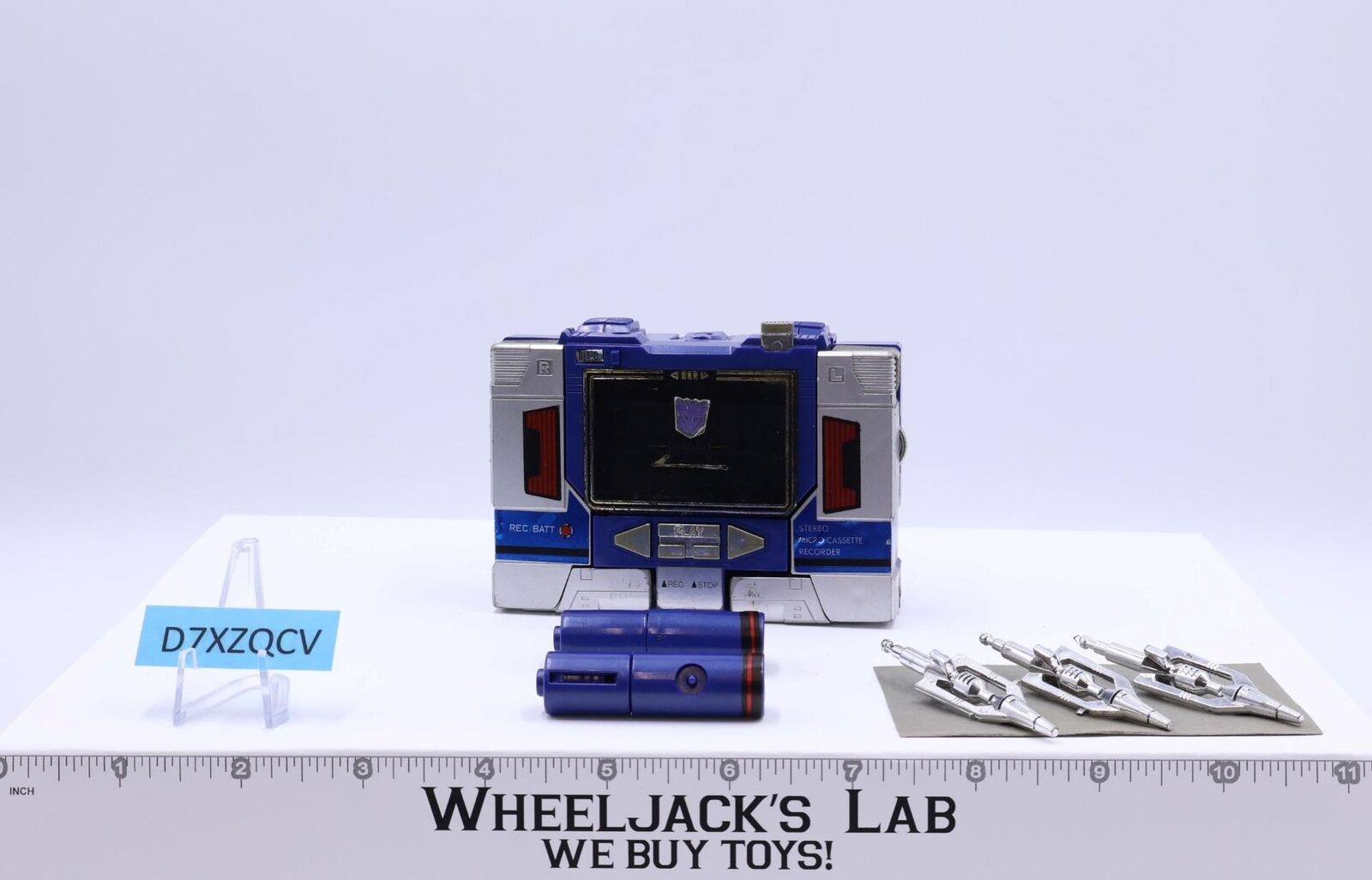 Soundwave 100% Complete DECK OPENS 1985 Vintage G1 Transformers Action ...