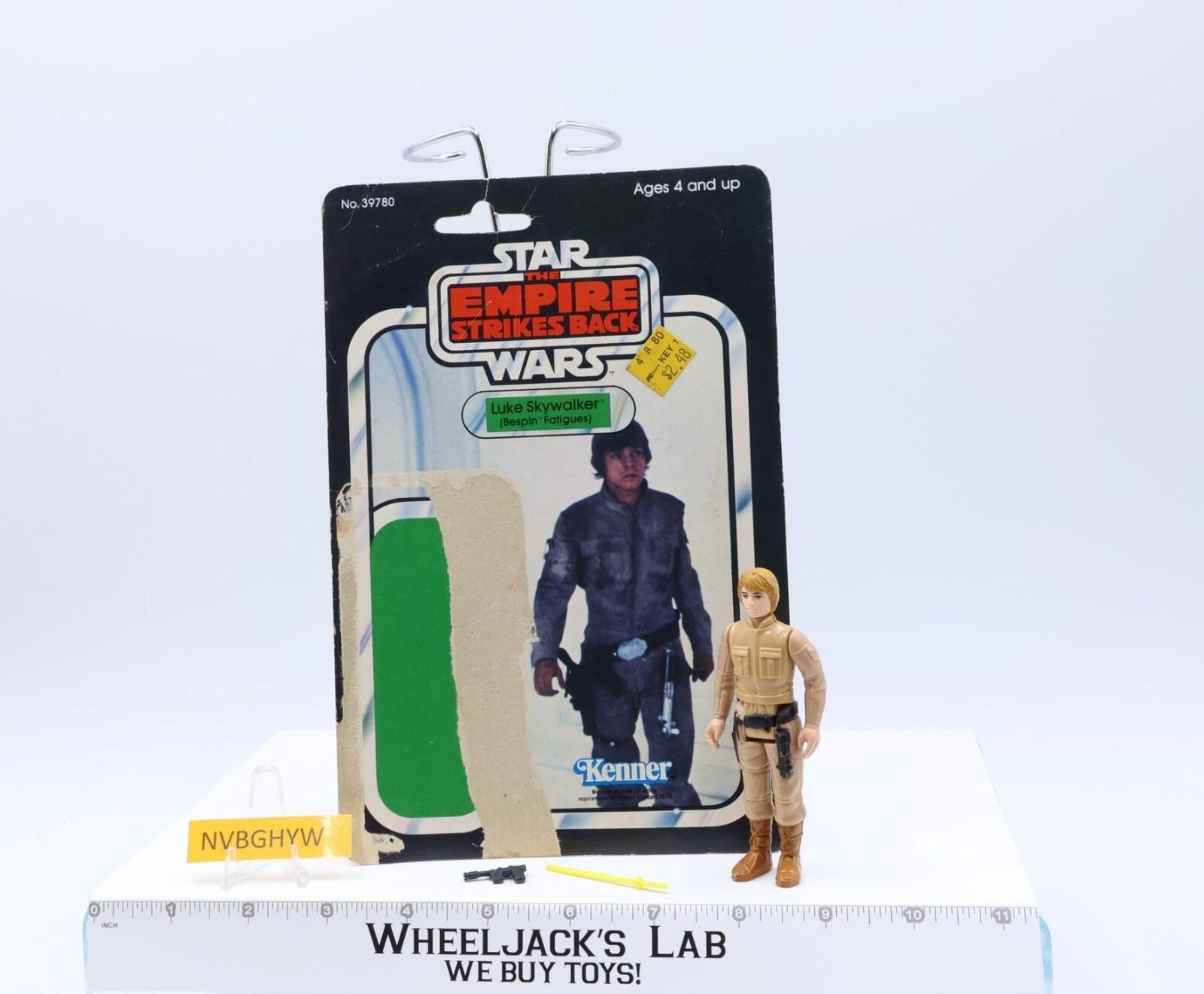 Luke Skywalker Bespin 100% Complete 31 Back-B Star Wars ESB 1980 Kenner ...