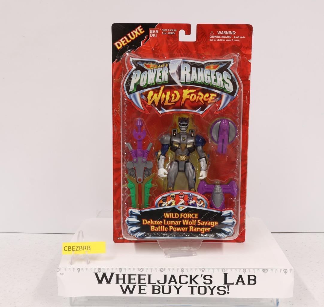 Deluxe Lunar Wolf Savage Battle Power Ranger Complete Wild Force 2002 ...