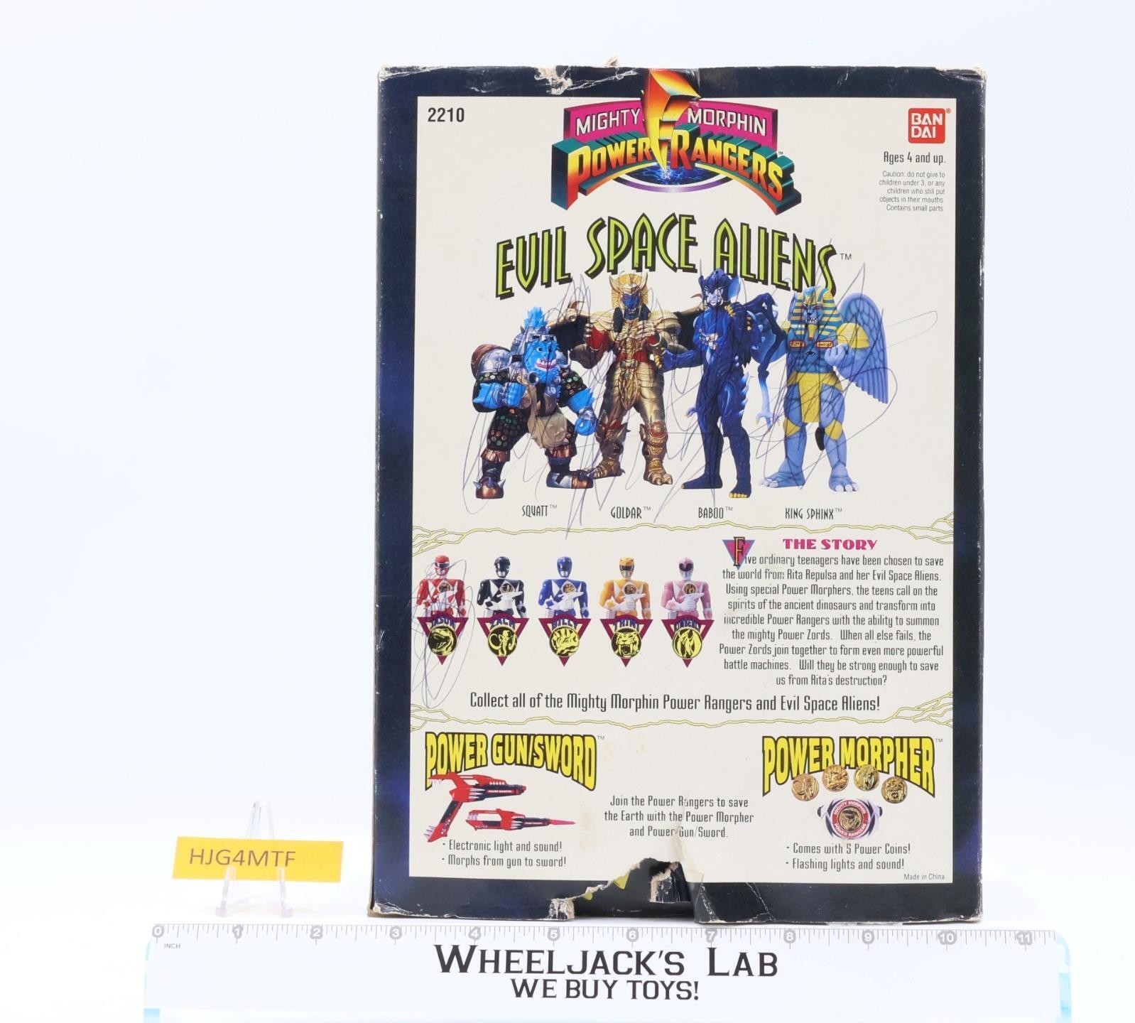 King Sphinx Evil Space Alien Mighty Morphin Power Rangers 1994 Bandai ...