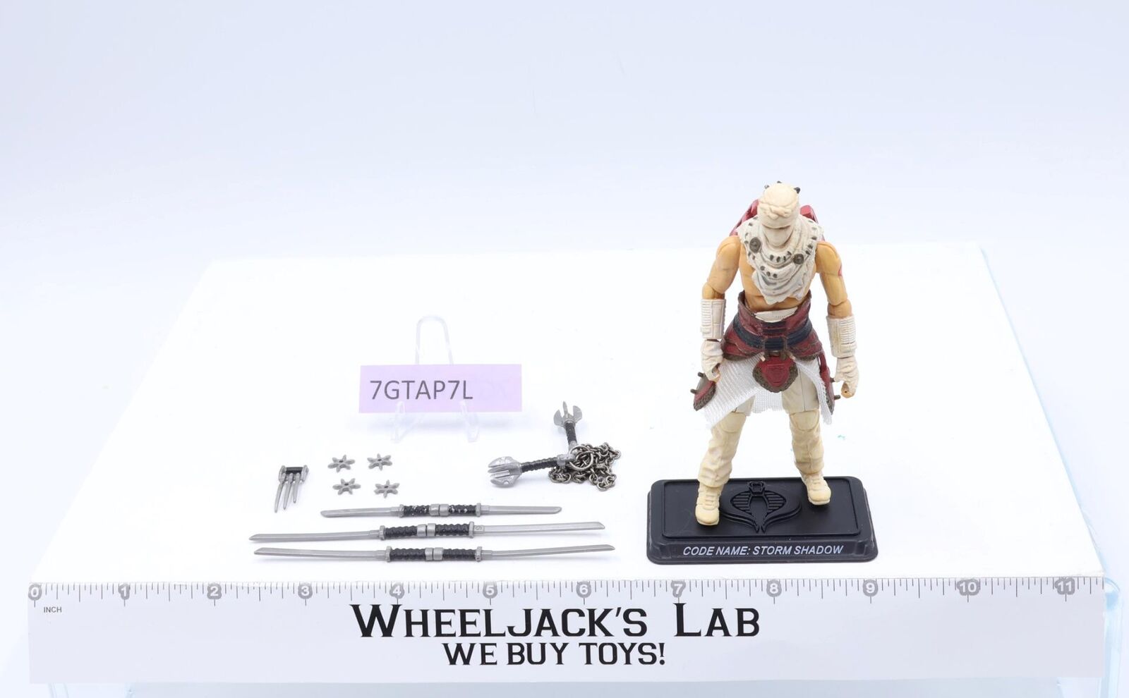 Storm Shadow V39 G.I. Joe Pursuit of Cobra 2010 Hasbro Action Figure ...