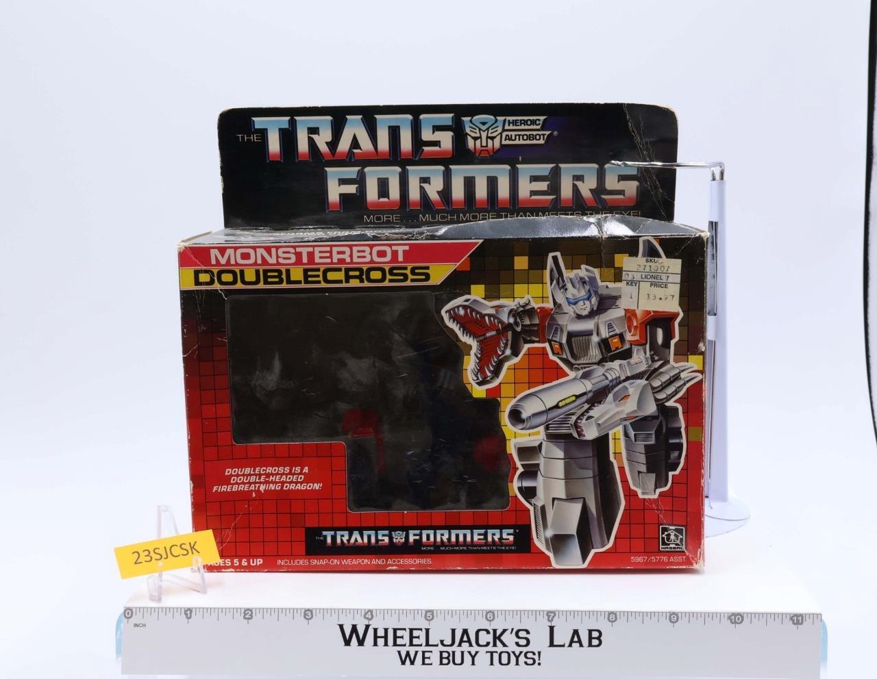 Doublecross NICE FIGURE 100% Complete W BOX 1987 Vintage Hasbro G1 ...