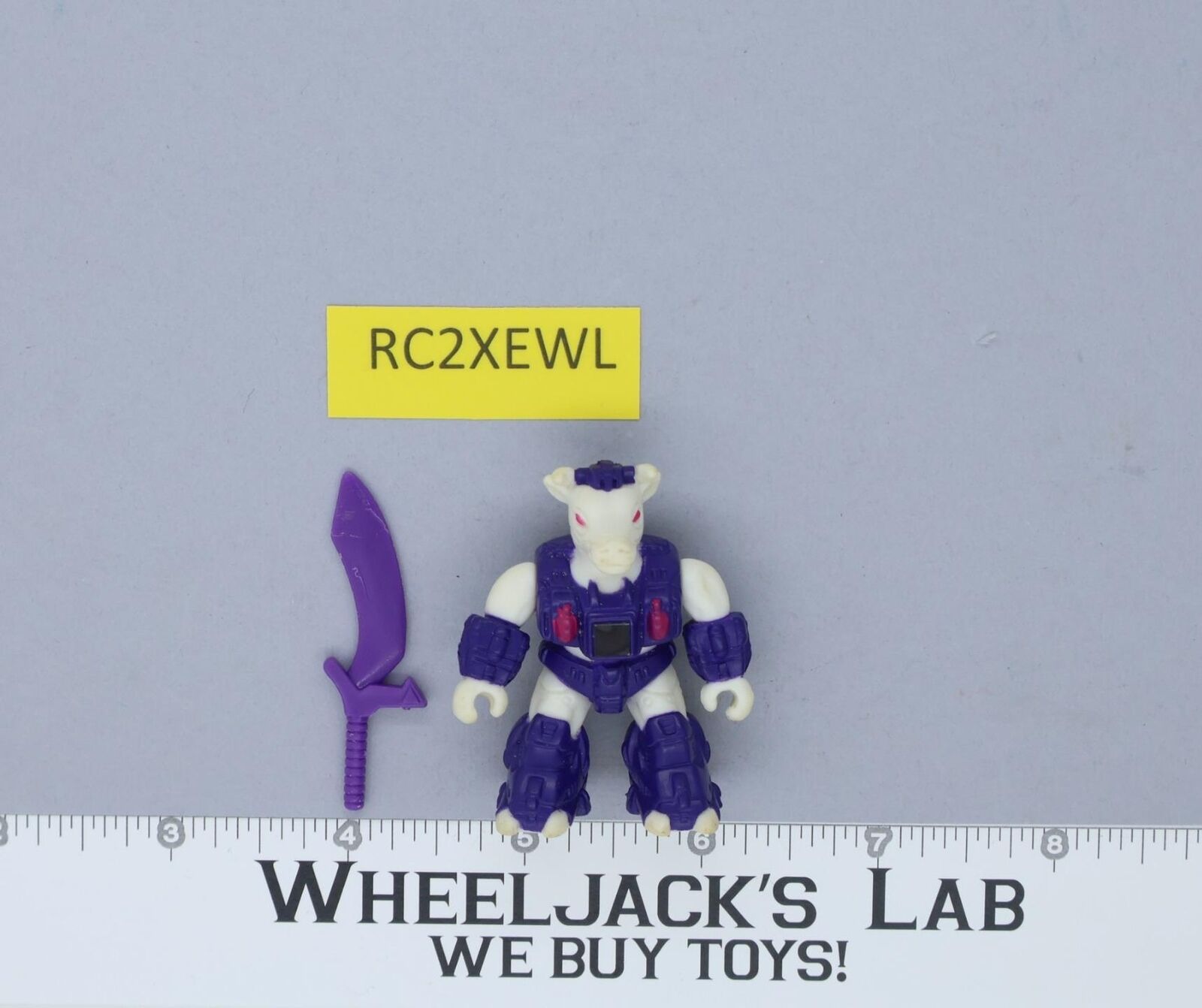 #68 Bodacious Bovine Battle Beasts 100% Complete Figure Vintage Hasbro ...