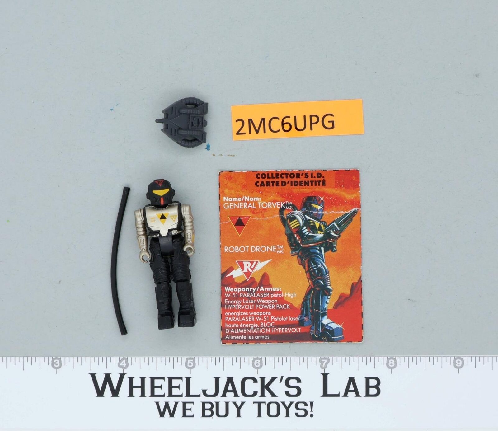 General Torvek Starcom 1986 Coleco Action Figure - Wheeljack's Lab