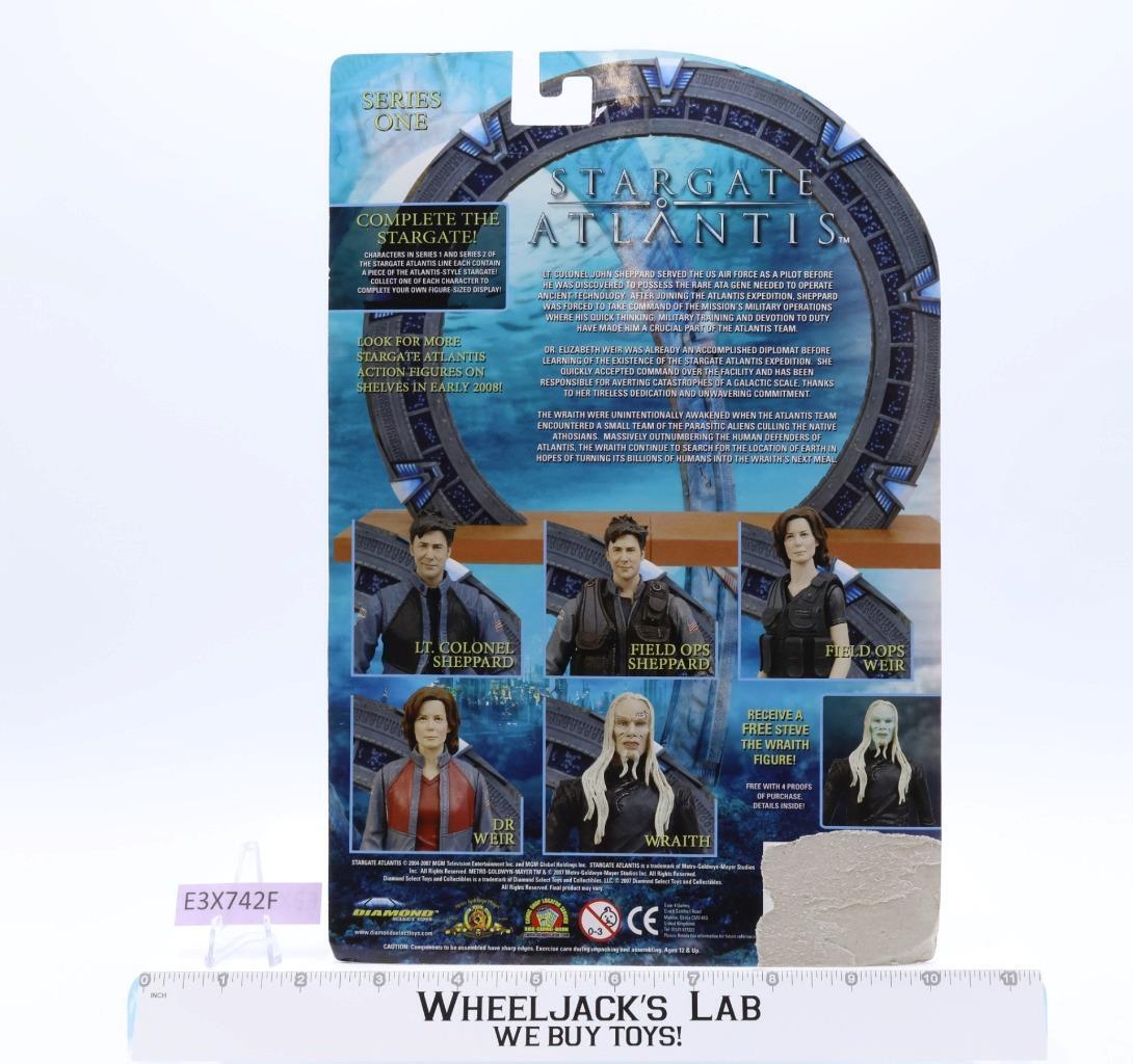 Wraith Stargate Atlantis Series 1 MOSC Diamond Select Toys Action Figure 2007 - Wheeljack's Lab