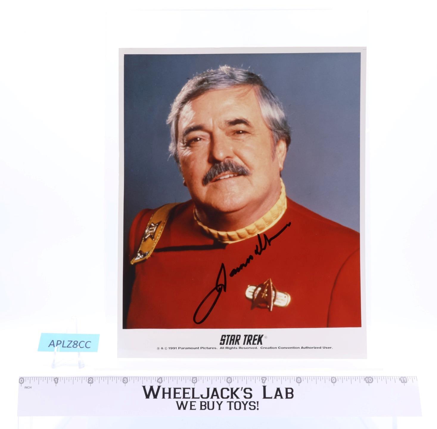 Chief Engineer Scotty Star Trek James Doohan AUTOGRAPHED 8x10 Picture ...