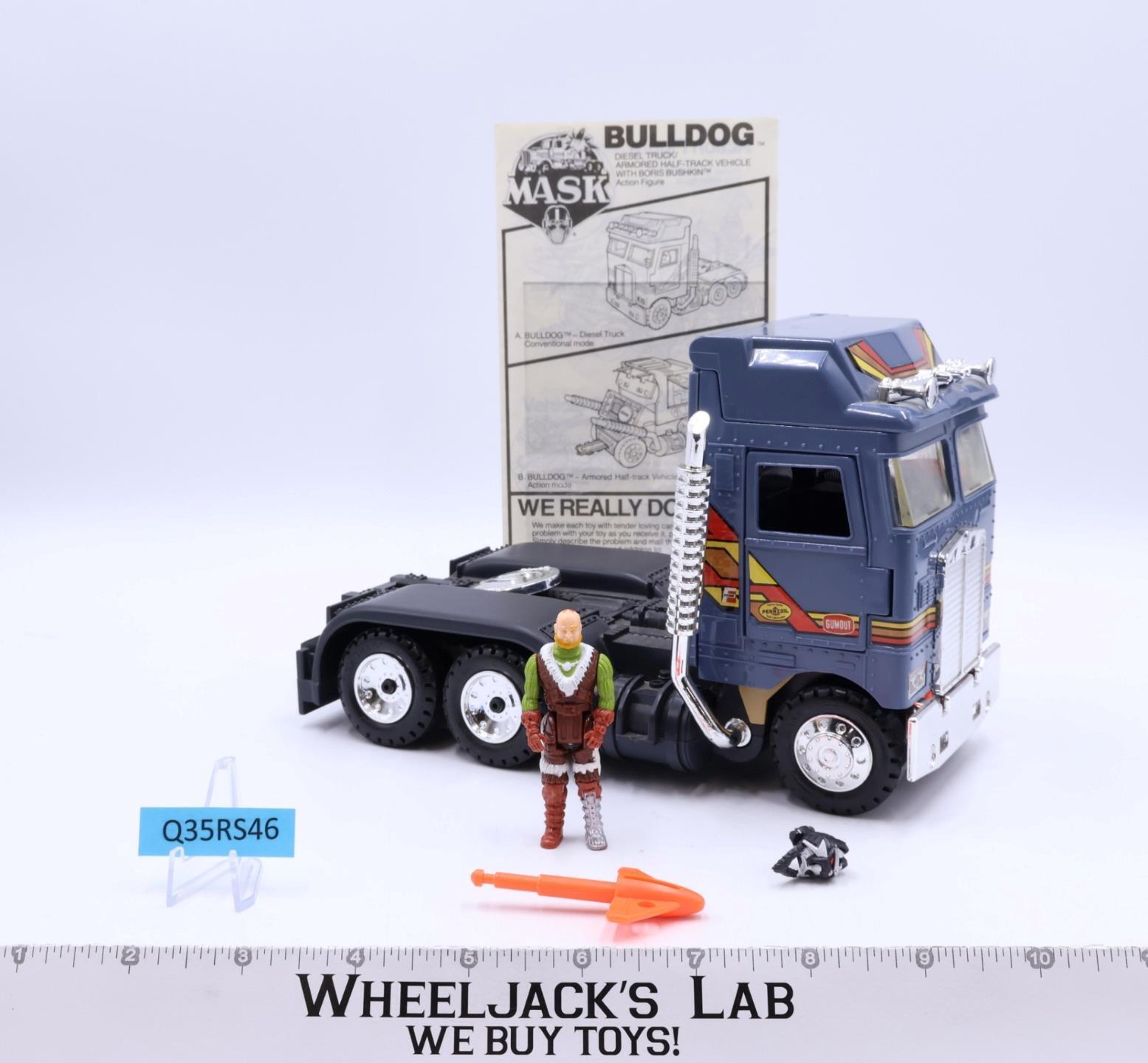 Bulldog W/Boris Bushkin 100% Complete WORKS MASK Kenner 1987 Vintage ...