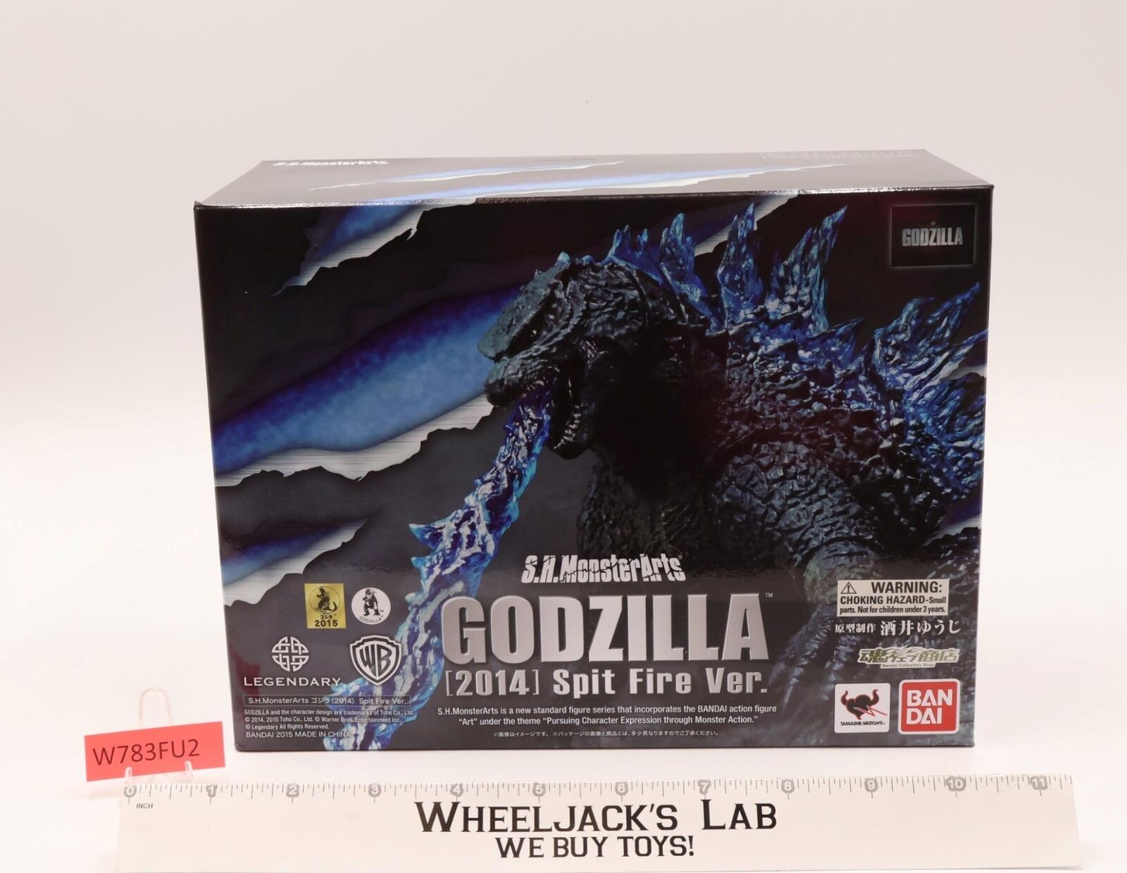 Godzilla Spit Fire S.H.MonsterArts 2015 Bandai Action Figure NEW MIB ...