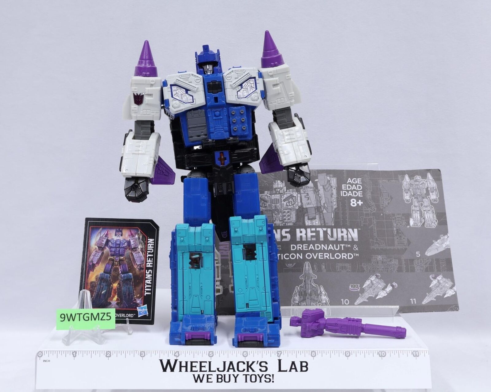 Overlord 100% Complete Transformers Titans Return 2017 Hasbro Action ...