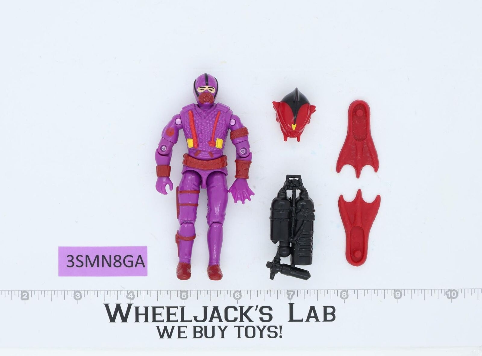 Hydro-Viper V1 G.I. Joe 1988 Hasbro Vintage Action Figure - Wheeljack's Lab