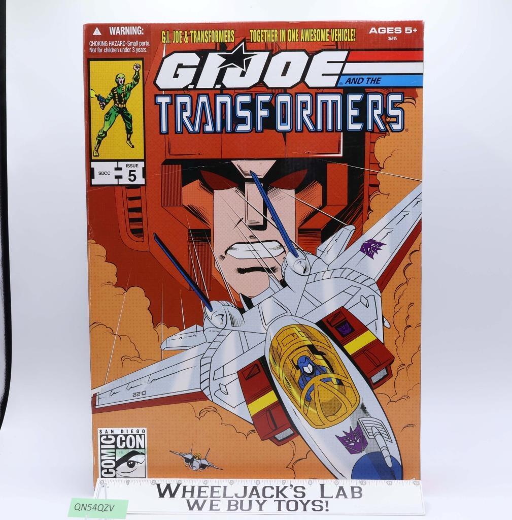 Starscream #5 GI Joe & the Transformers SDCC 2011 Hasbro NEW MISB SEALED - Wheeljack's Lab
