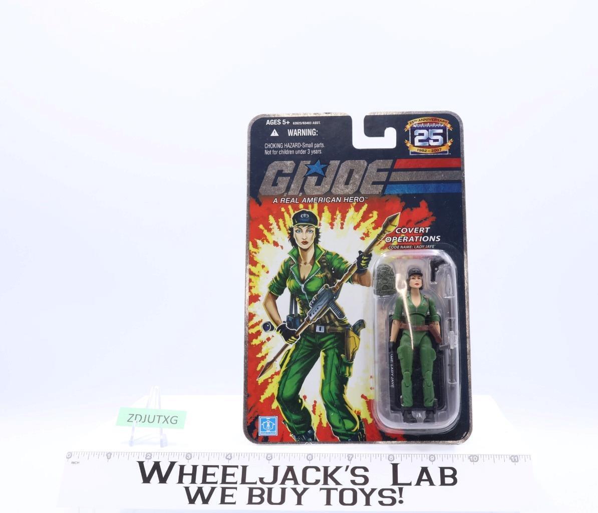 Lady Jaye Covert Operations GI Joe 25th Anniv. 2007 Hasbro Figure NEW ...