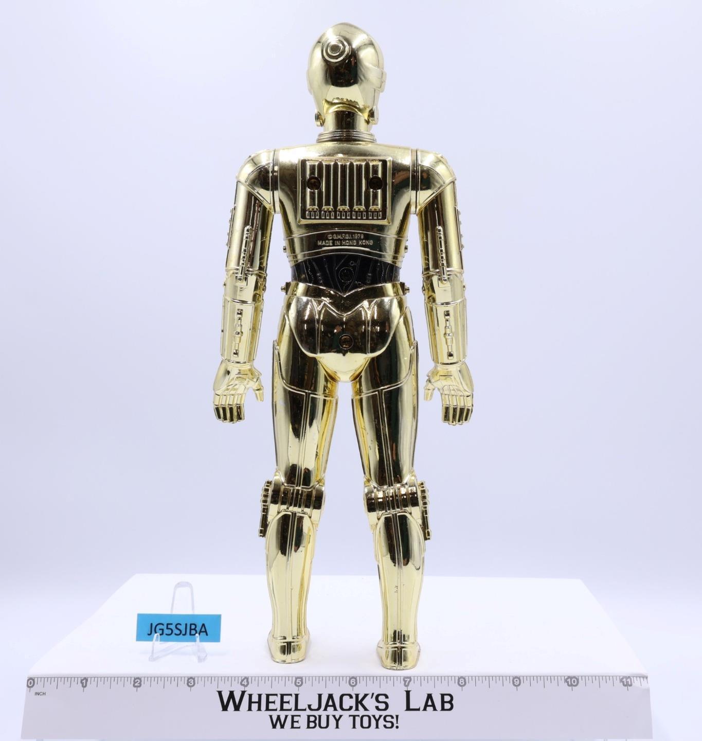C-3PO Star Wars 1978 Lucas Films Vintage Large Action Figure 12" SHINY ...