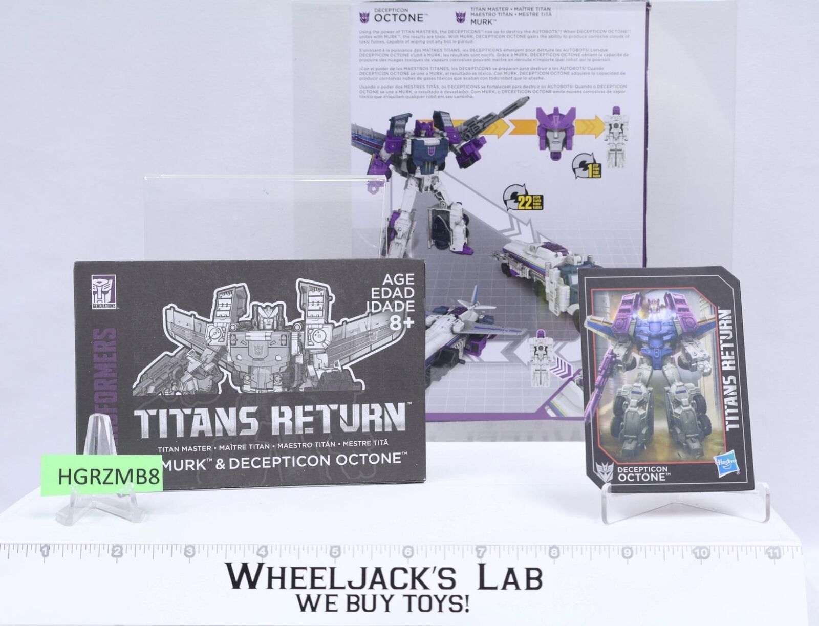 Octone 100% Complete Transformers Titans Return 2016 Hasbro Action ...