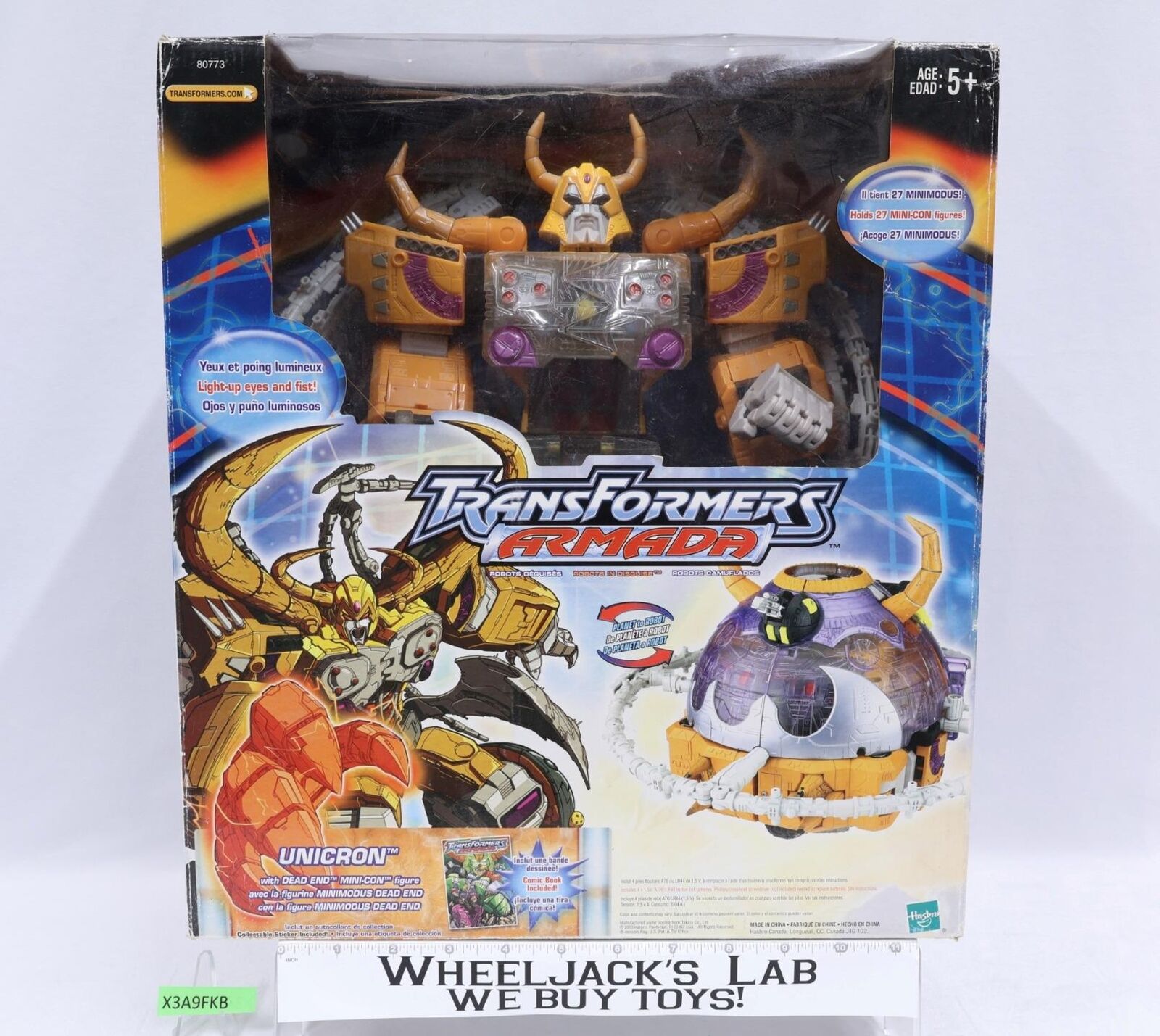 Unicron Supreme Class Transformers Armada Supreme Class 2003 Hasbro ...