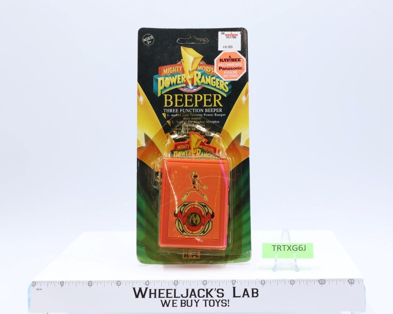 Beeper Three Function Mighty Morphins Power Rangers 1993 NEW MOSC Pink ...